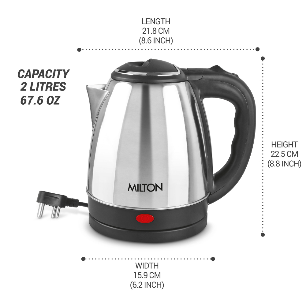 Upgrade Your Kitchen: MILTON 2L Electric Kettle Today